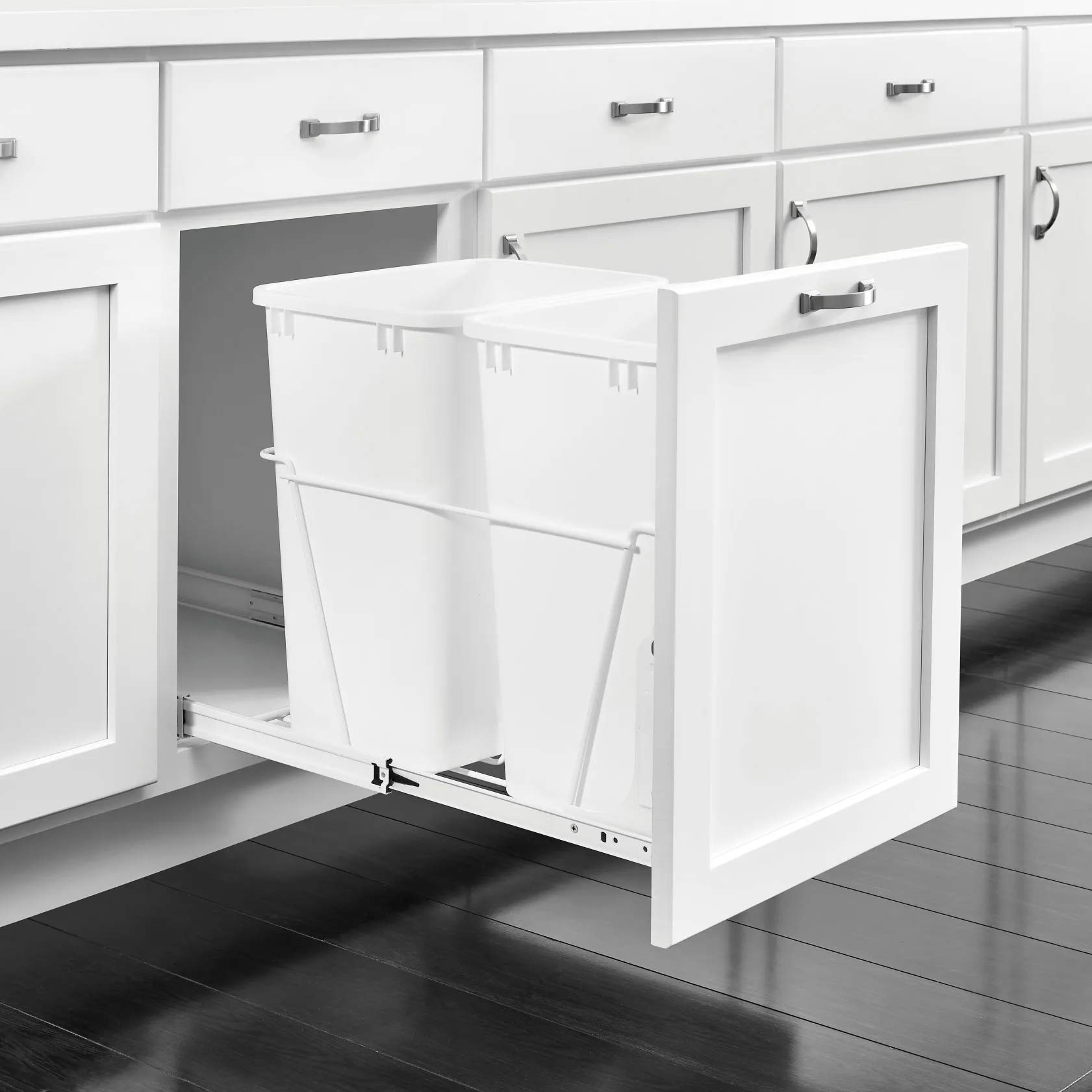 Wire Bottom Mount Waste Container - RV-15PB-2 S - Elite, Langley